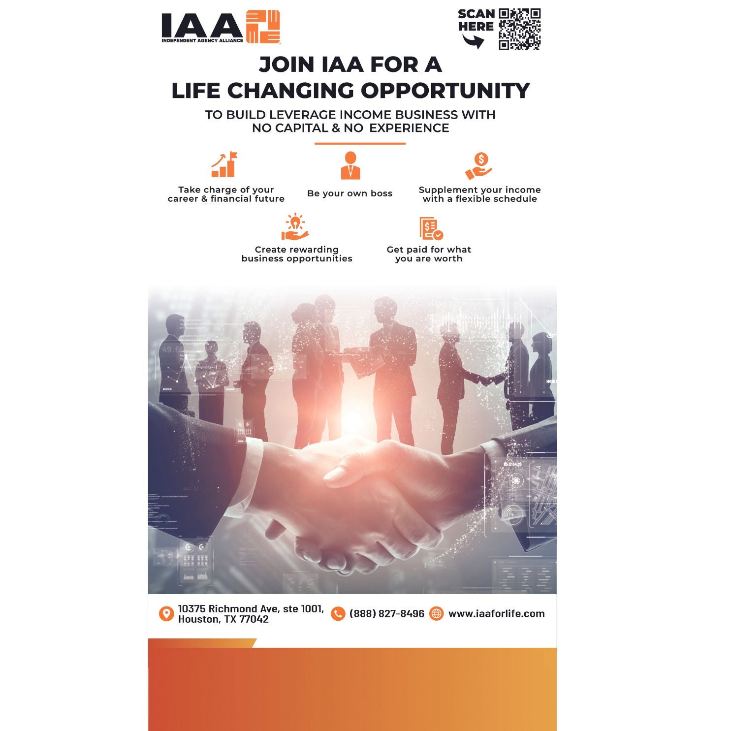 Life Changing Opportunity Banner | IAA Webstore